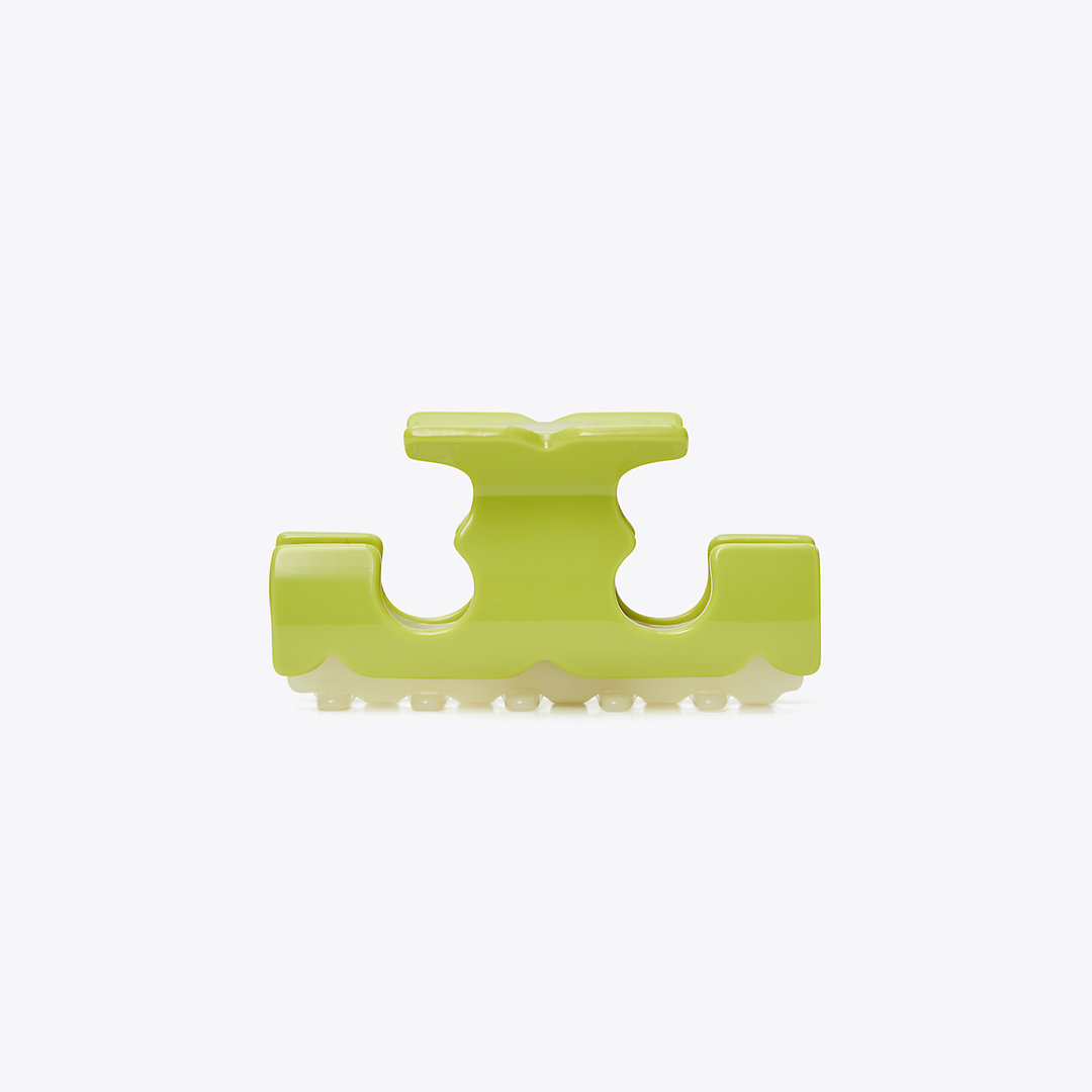 Tory Burch Serif-T Hair Clip - Black | Editorialist display picture 2