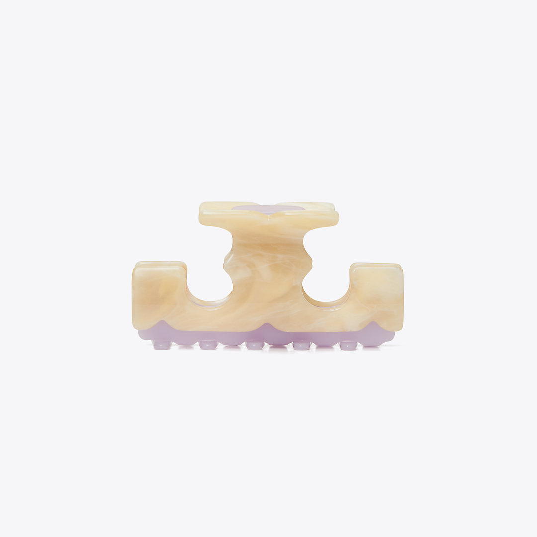 Tory Burch Serif-t Hair Clip - Black | Editorialist display picture 3