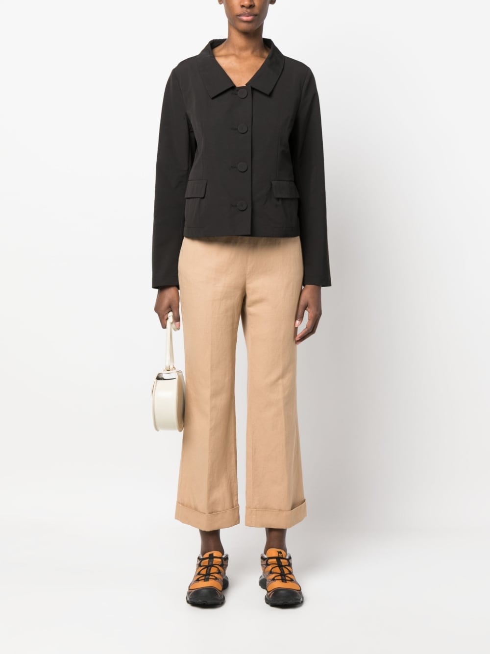 ASPESI ASPESI Cropped Flared Trousers