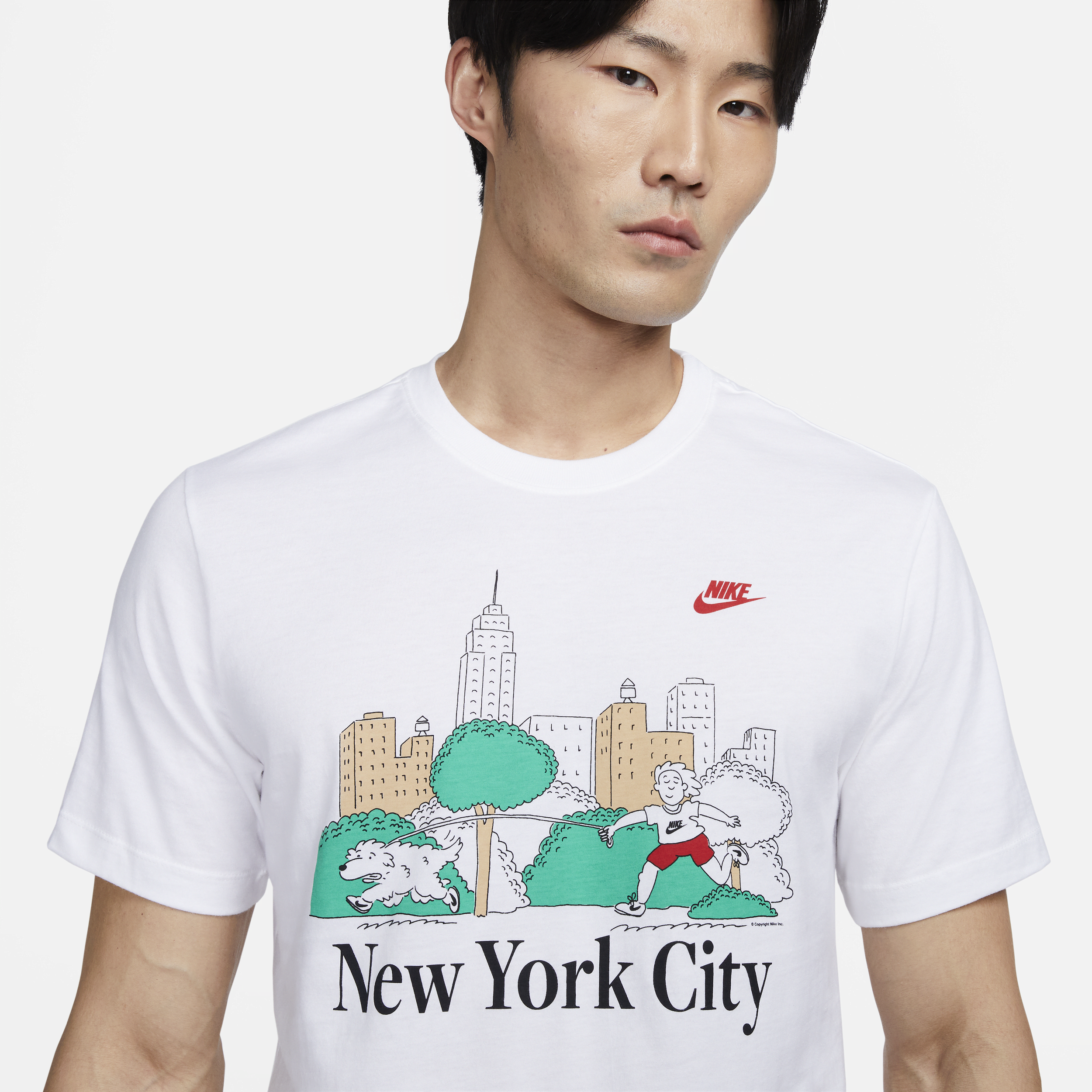 Nike Sportswear Nyc T-Shirt In White - 34% Off | Editorialist