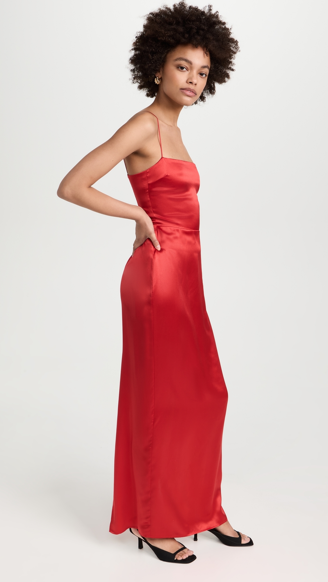 frankie silk dress tea garden Reformation Frankie Silk Dress - Tea Garden by Reformation