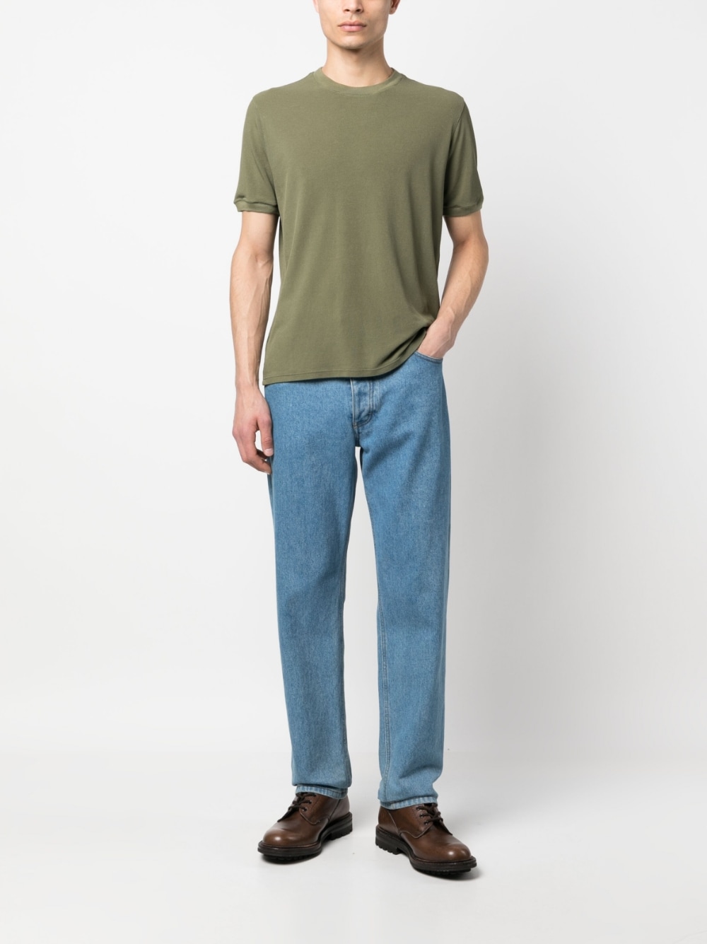 ZANONE plain cotton t-shirt