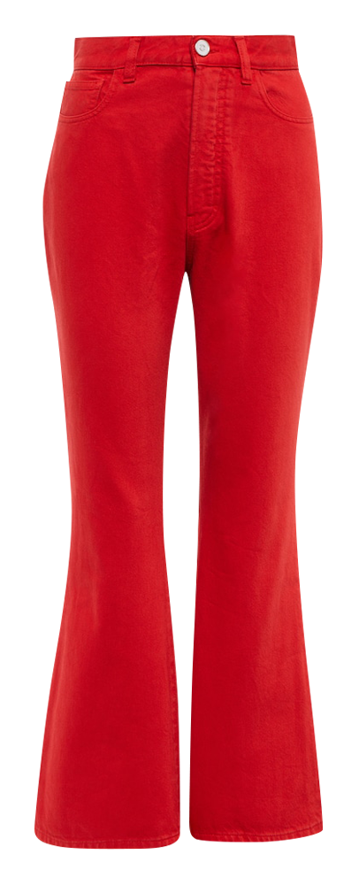 ALAÏA Alaïa High-Rise Bootcut Jeans