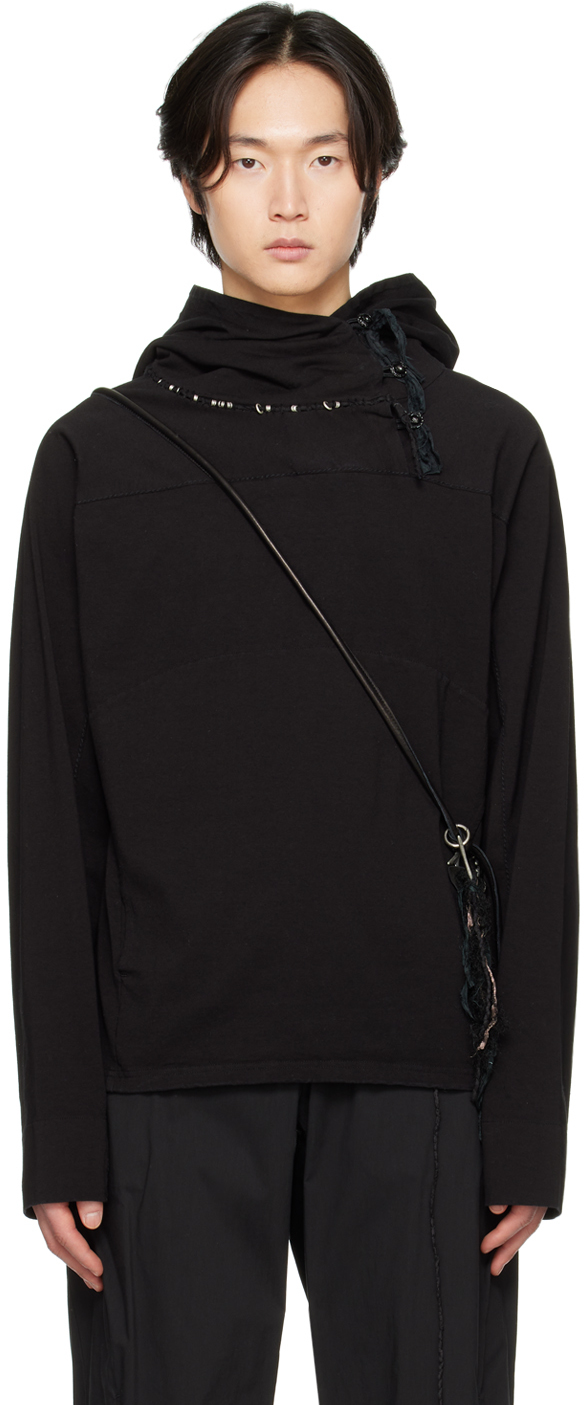 Hyein Seo Button Hoodie In Black - 54% Off | Editorialist