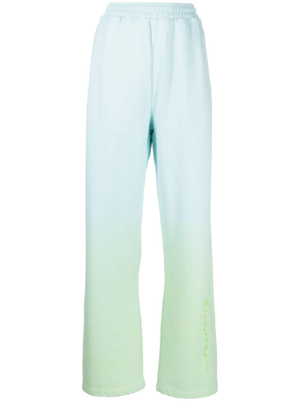 Fiorucci Gradient-effect Track Pants - Blue | Editorialist
