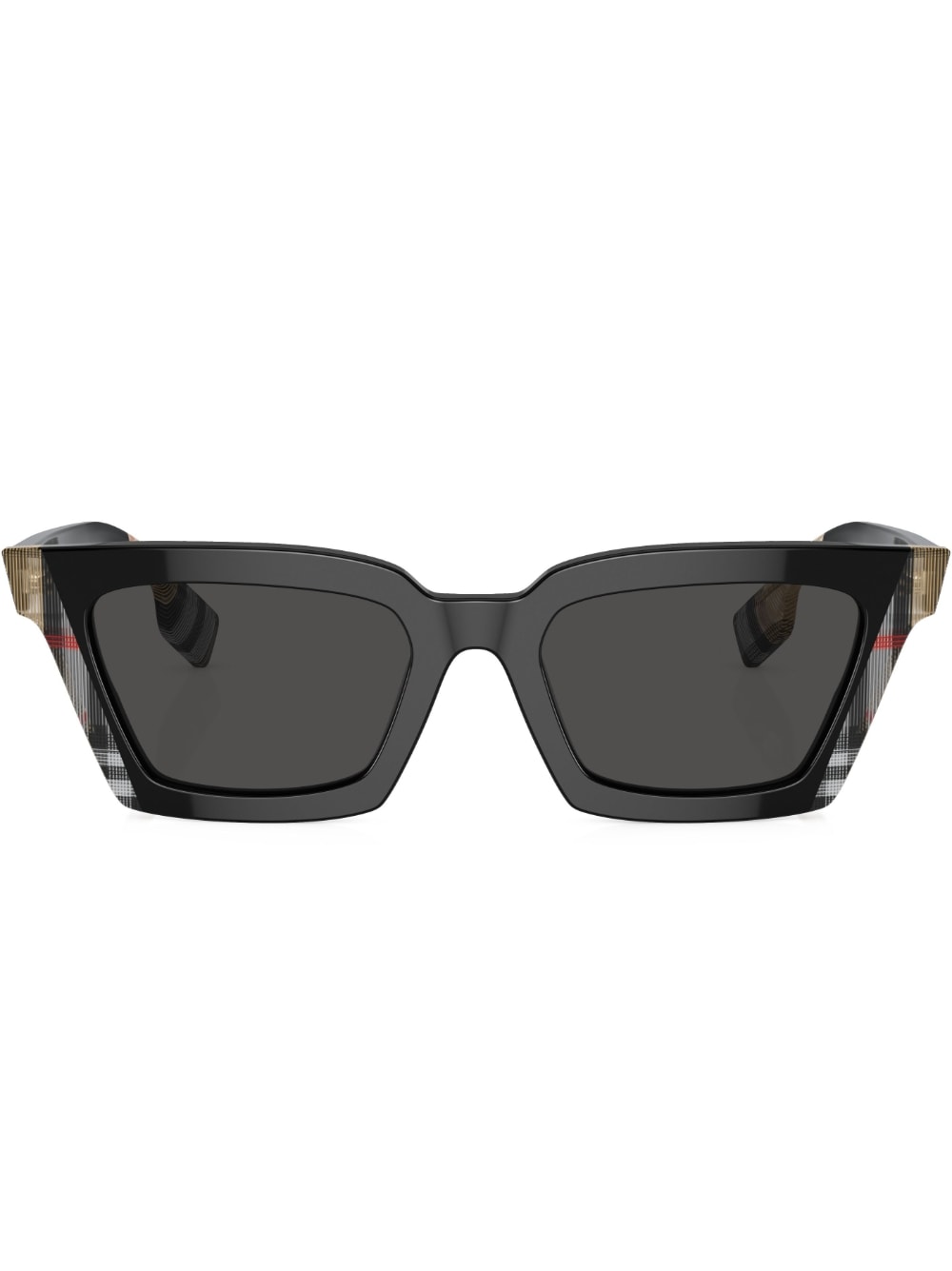 Buy Burberry Check-print Sunglasses - Black At 11% Off  display picture 1