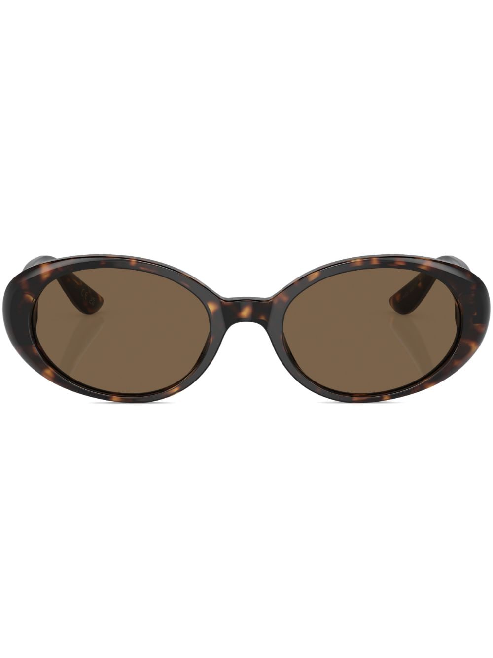 Dolce & Gabbana Tortoiseshell-Effect Oval-Frame Sunglasses  display picture 1