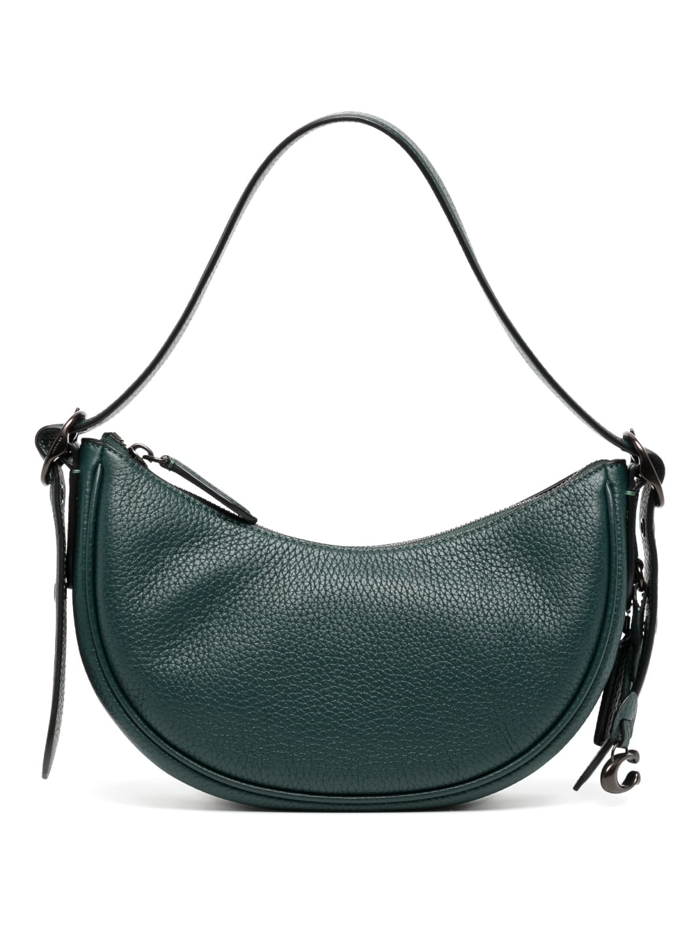 バッグ COACH Hobo Green Signature Half Moon Coach Luna Shoulder Bag - Green | Editorialist