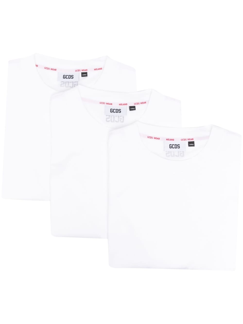 GCDS logo-print t-shirt three-pack