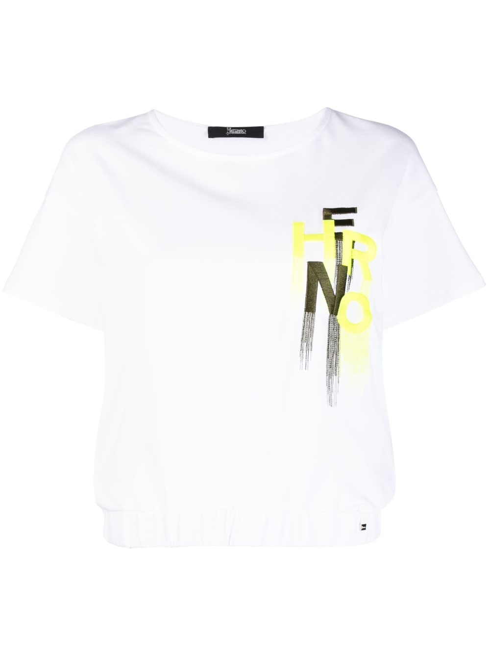 HERNO Embroidered-Logo T-Shirt