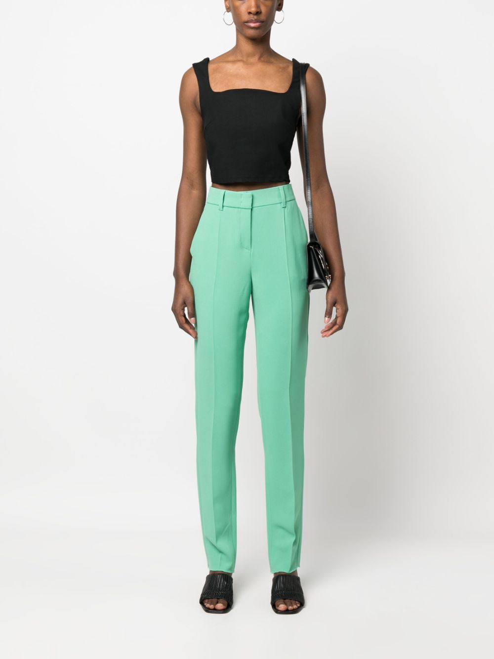 EMPORIO ARMANI Emporio Armani Straight-Leg Crepe Trousers