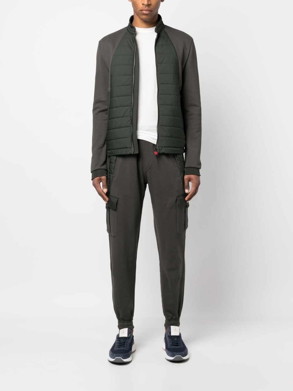 KITON Kiton Blouson Zip-Up Quilted Jacket