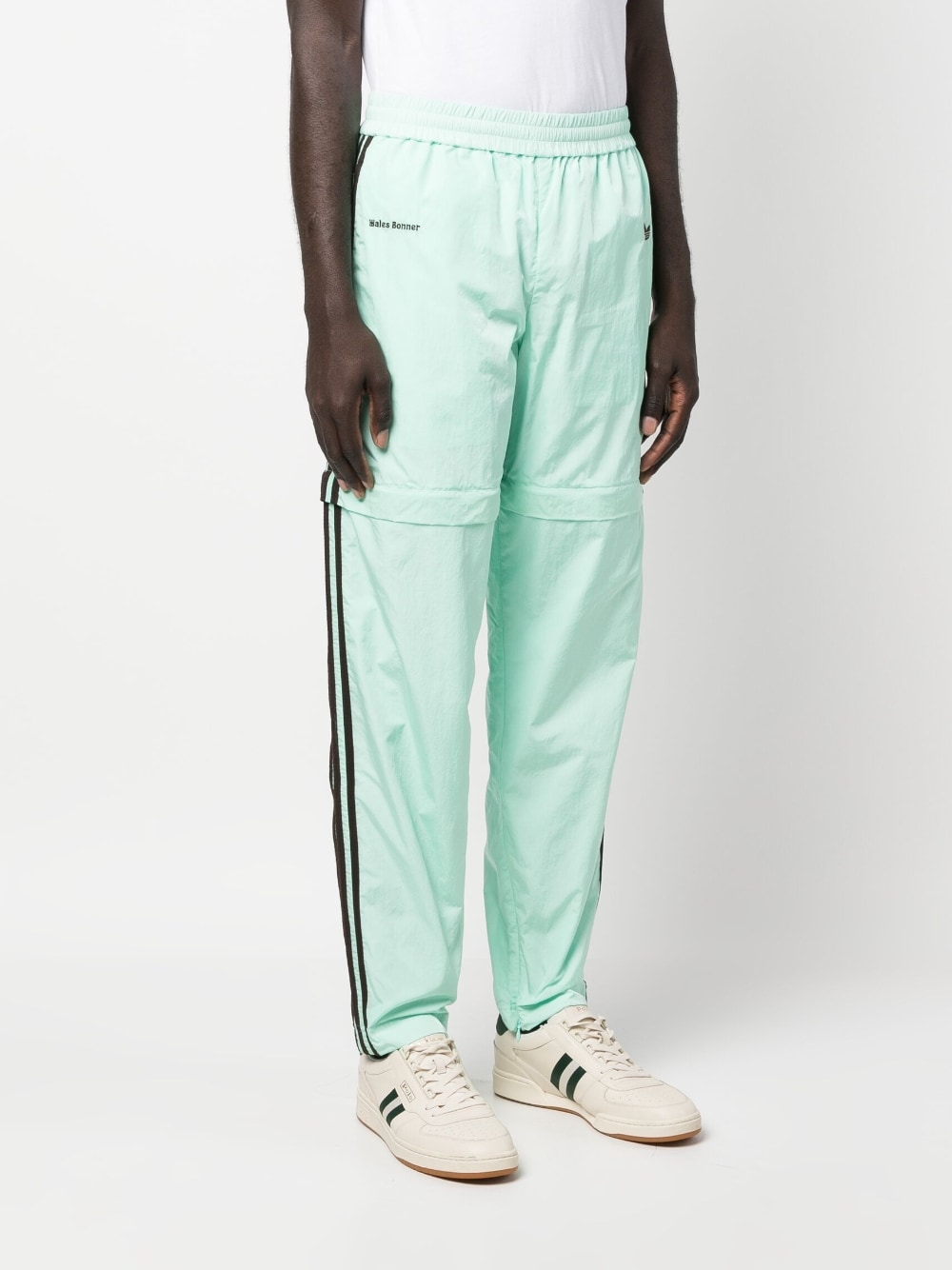 mint green adidas pants