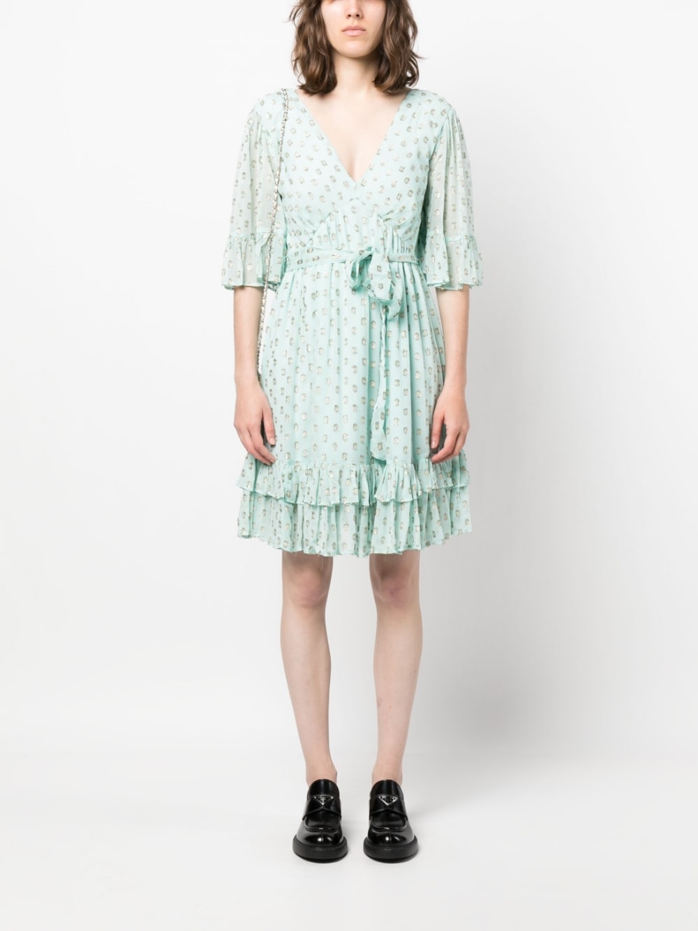 TWINSET TWINSET fil-coupé jacquard mini dress