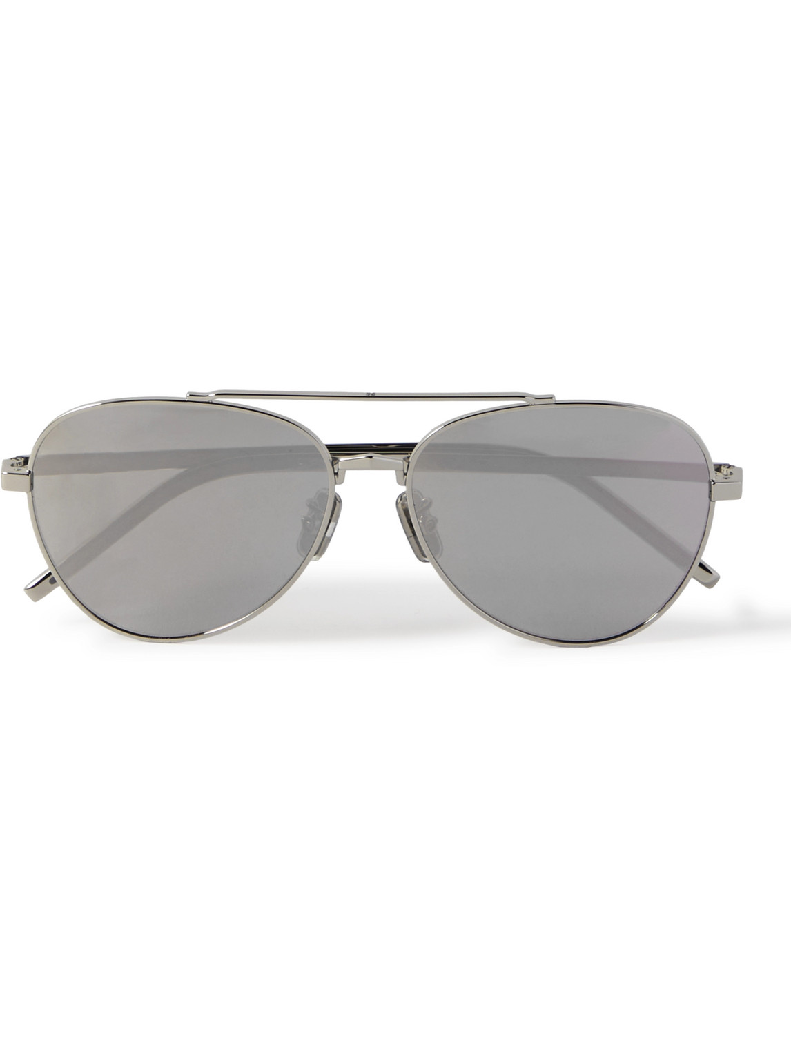 Givenchy Gv Speed Aviator-Style -Tone Sunglasses - Silver  display picture 2