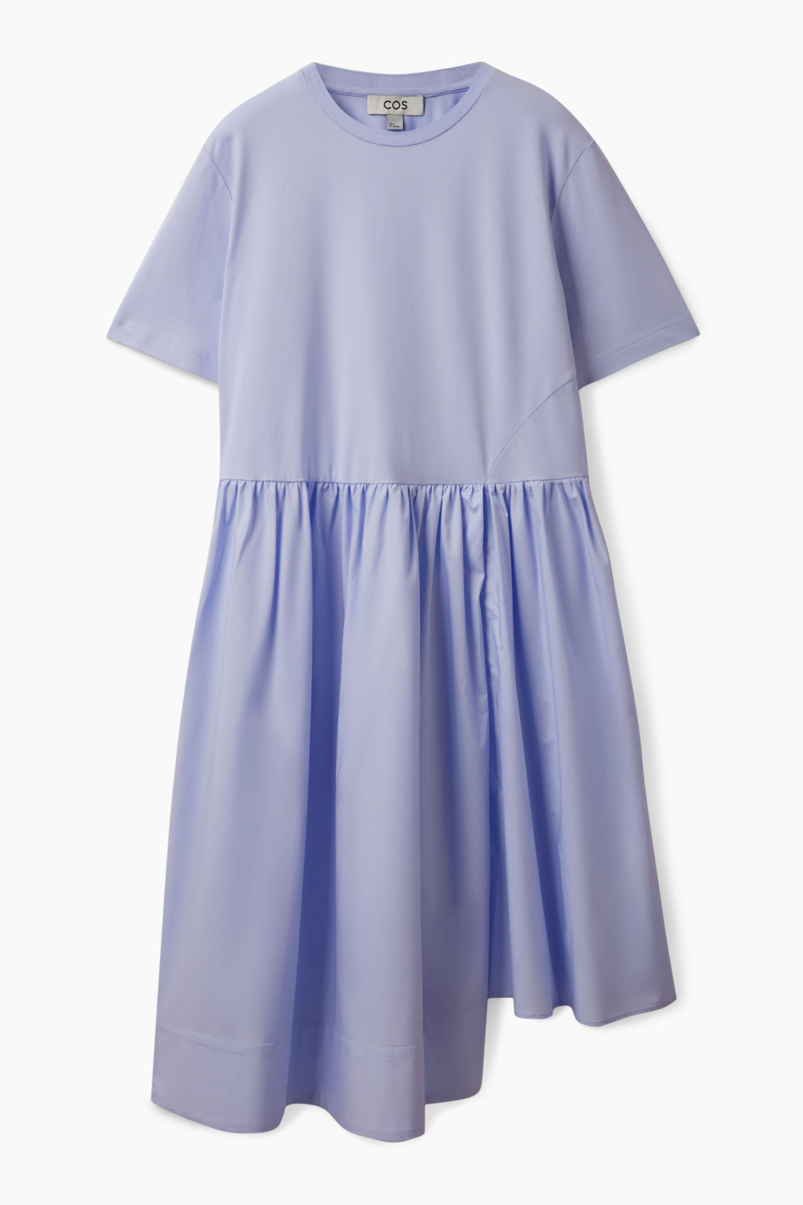 Cos A-Line Contrast Skirt Dress - Blue