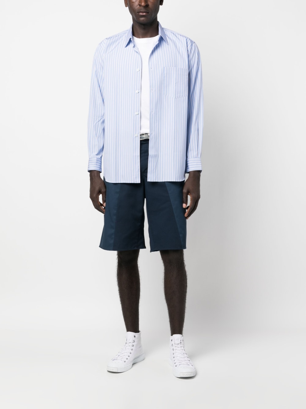 COMME DES GARÇONS striped long-sleeve shirt