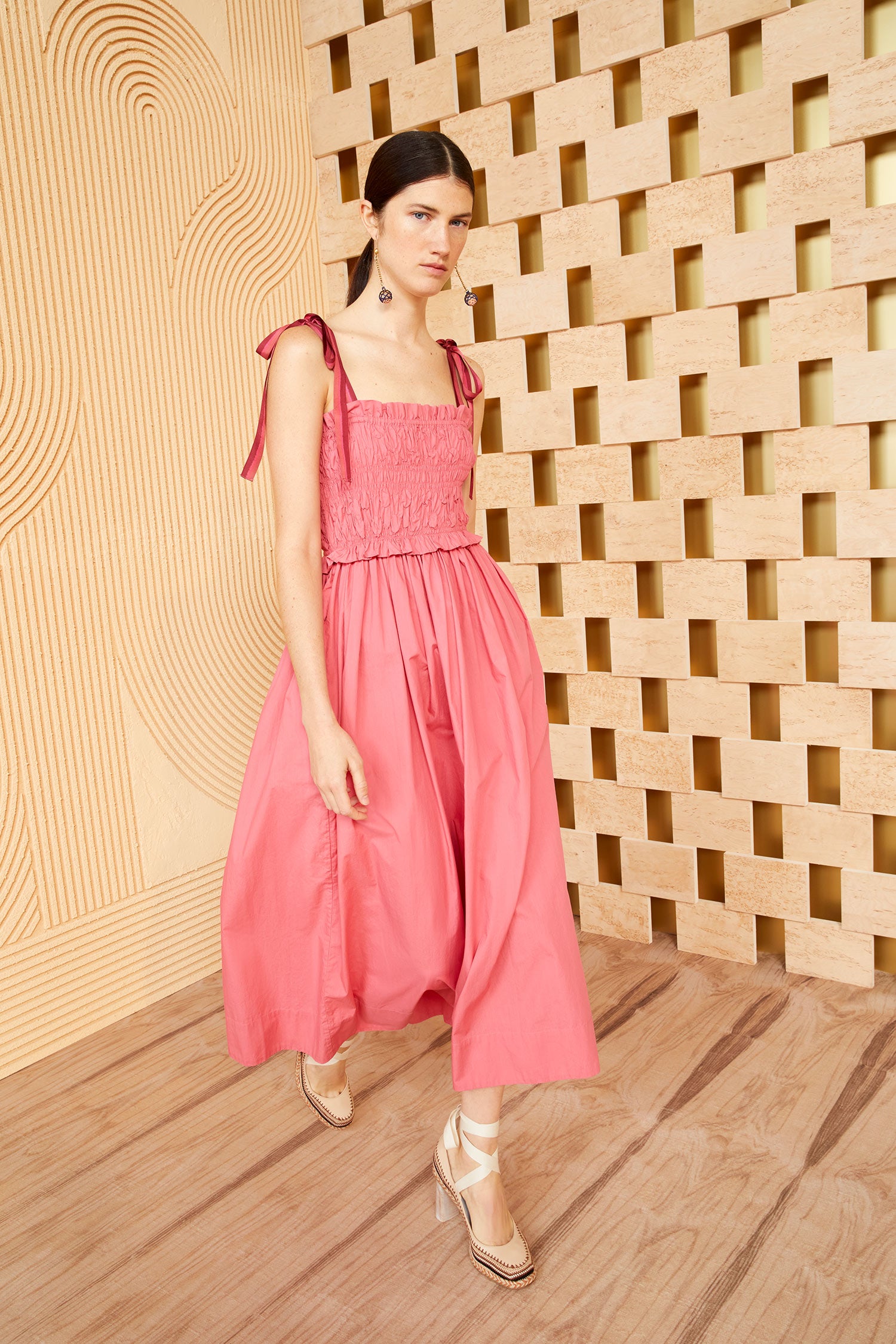 elegant coral bridesmaid dresses Shannon Lace One Shoulder Bridesmaids Dress