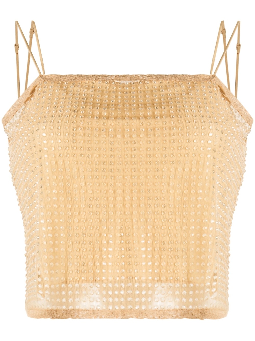 ALEXANDER WANG Alexander Wang Crystal-Embellished Top