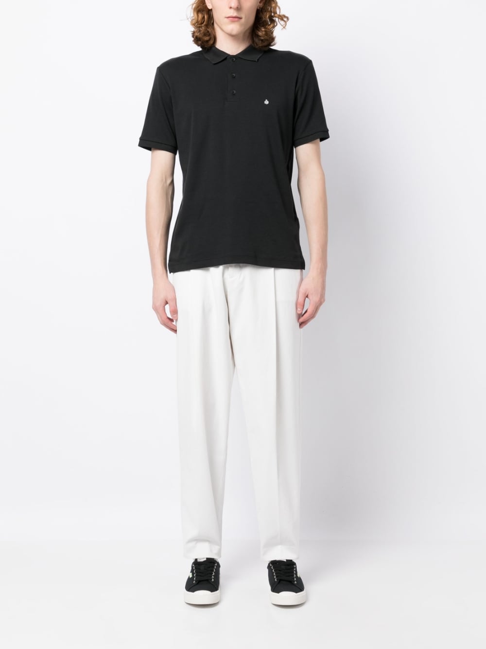 RAG & BONE logo-embroidered cotton polo shirt