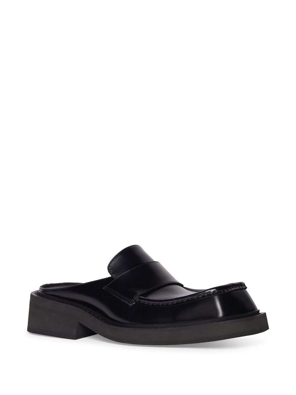 Buy Balenciaga Inspector 40mm Leather Mules - Black At 40% Off 