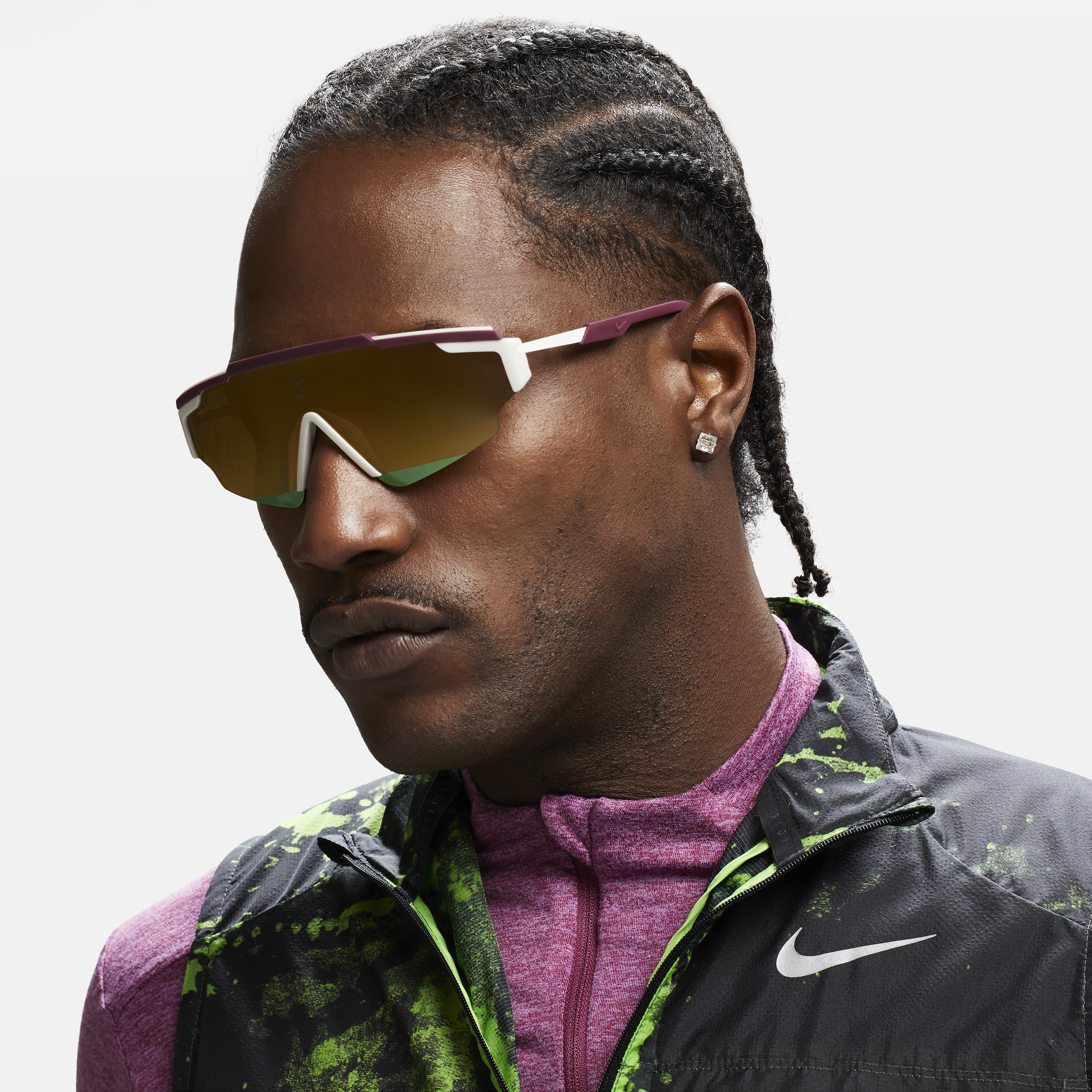 Nike Marquee Edge Mirrored Sunglasses In Red - 45% Off | Editorialist