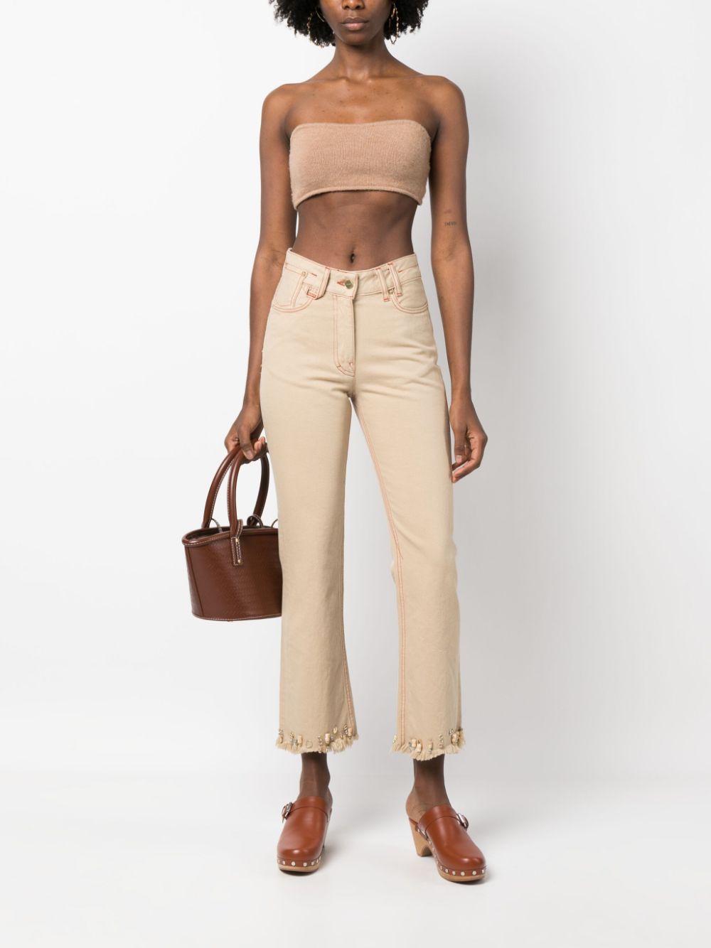 JACQUEMUS Jacquemus Le De Nîmes Court Artichaut Jeans