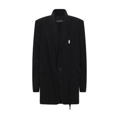Ann Demeulemeester Agnes Slouchy Jacket In Black - 30% Off