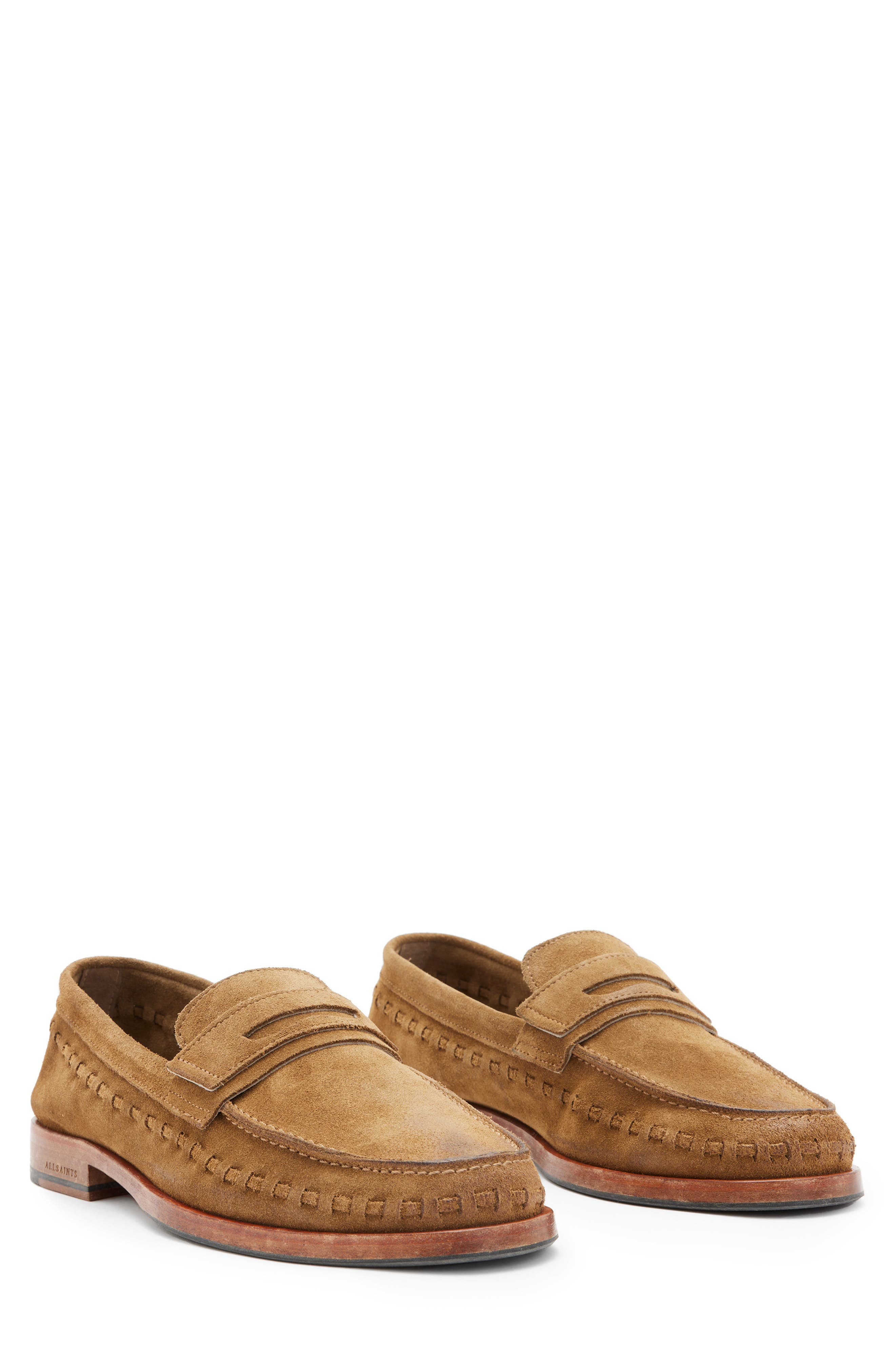 Allsaints Sammy Penny Loafer - Tan | Editorialist display picture 1
