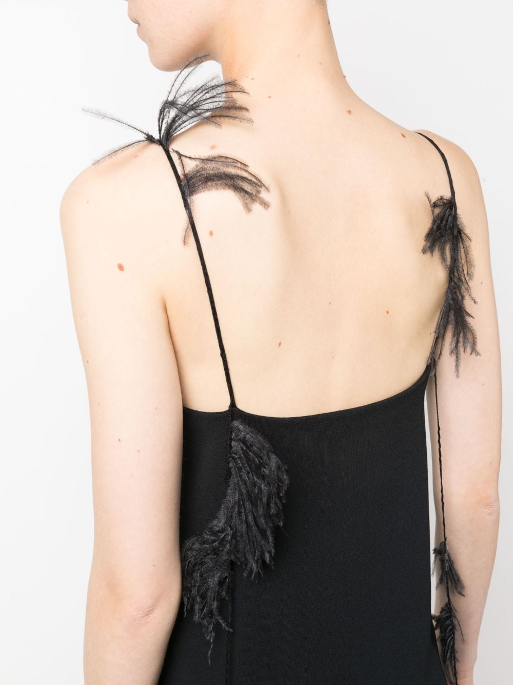 aje black feather dress Aje - Rushes Raffia Midi (Medium) – Goldie's