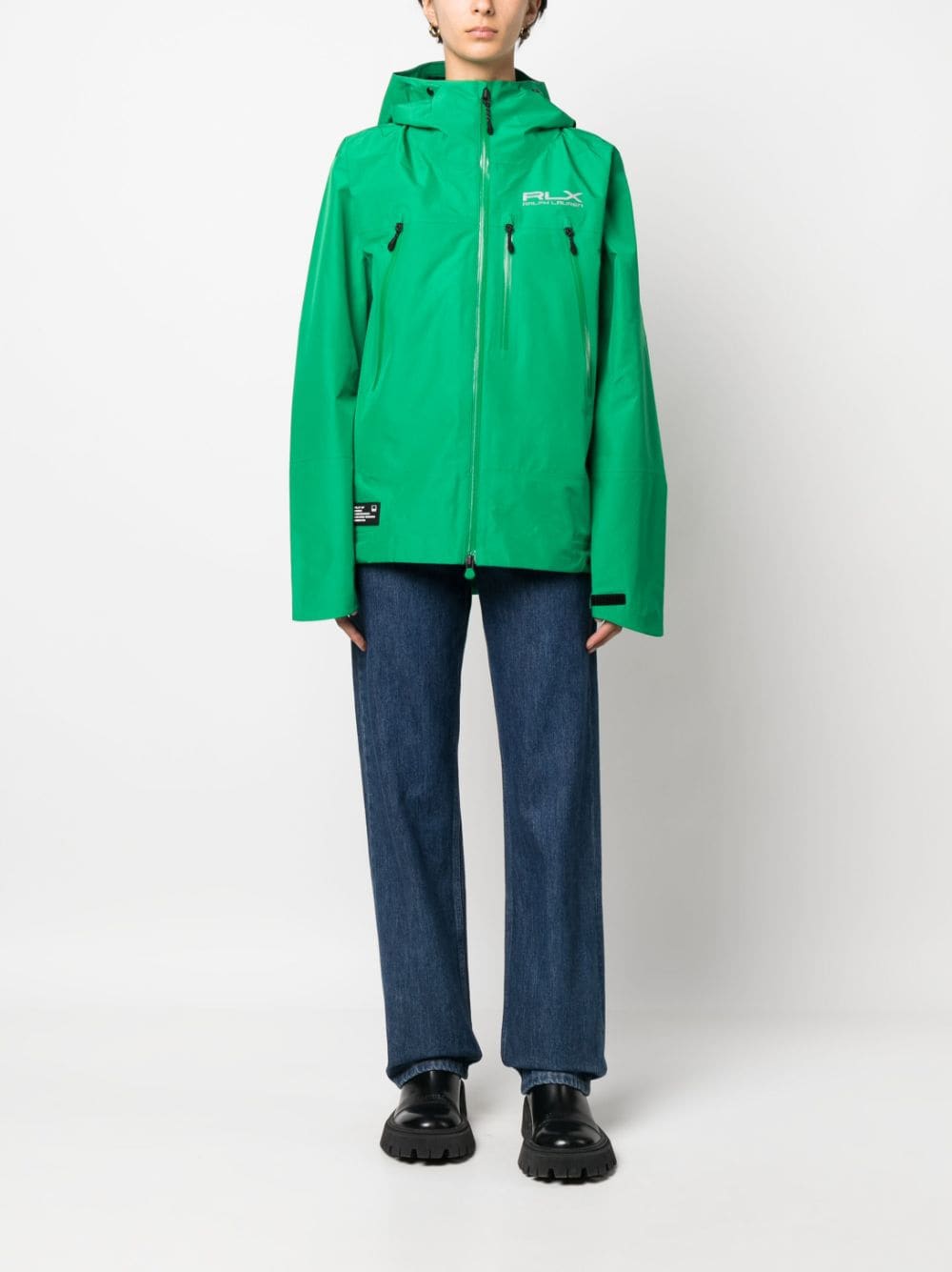 Rlx Ralph Lauren Patrol Hooded Windbreaker Jacket - Green - 20 