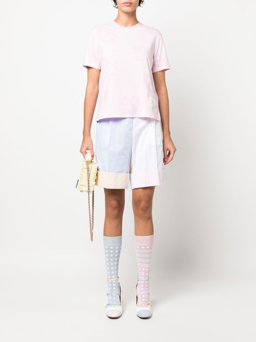THOM BROWNE Thom Browne Anchor Print T-Shirt