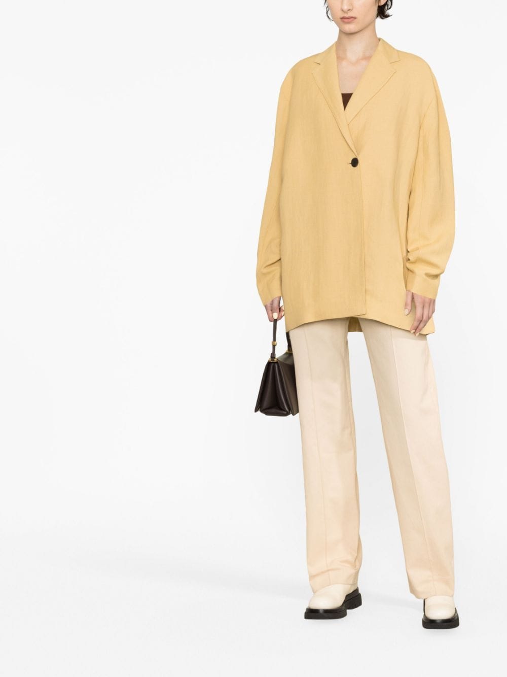 STUDIO NICHOLSON Boxy Double-Breasted Jacket