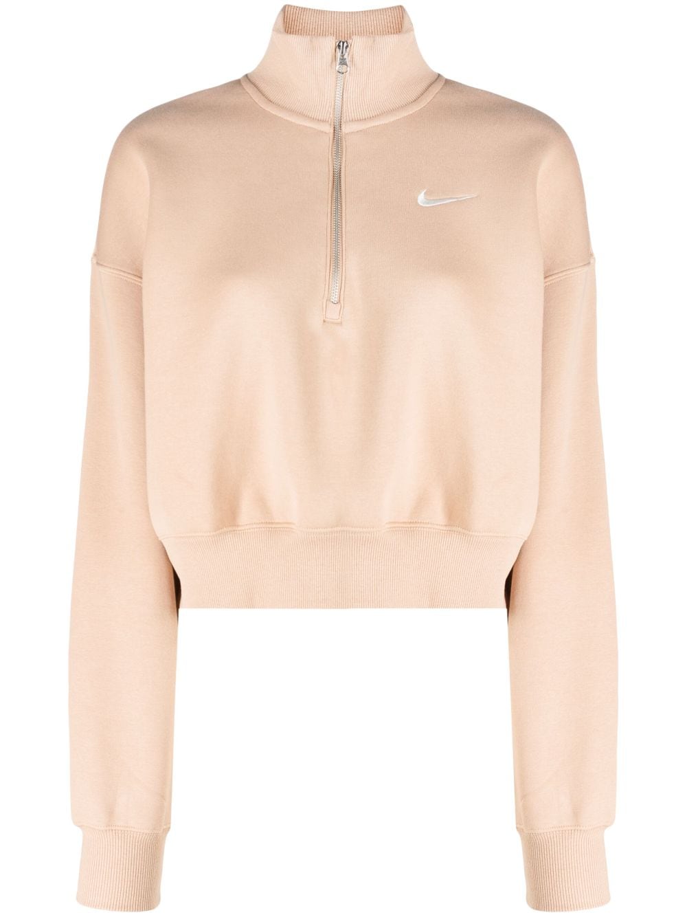 Buy Nike Swoosh Half-zip Sweatshirt - Neutrals At 10% Off | Editorialist