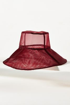 Anthropologie Tulle Bucket Hat In Green - 38% Off | Editorialist display picture 1