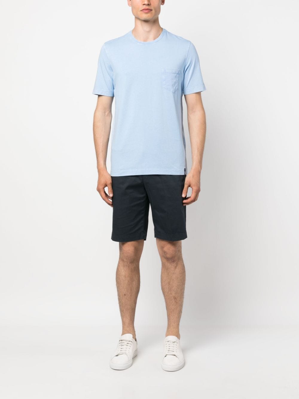 PT TORINO PT Torino Above-Knee Cotton Chino Shorts
