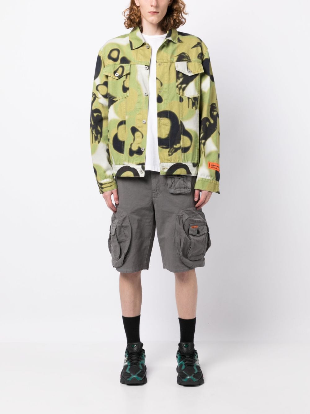 HERON PRESTON Heron Preston Cotton-Blend Cargo Shorts