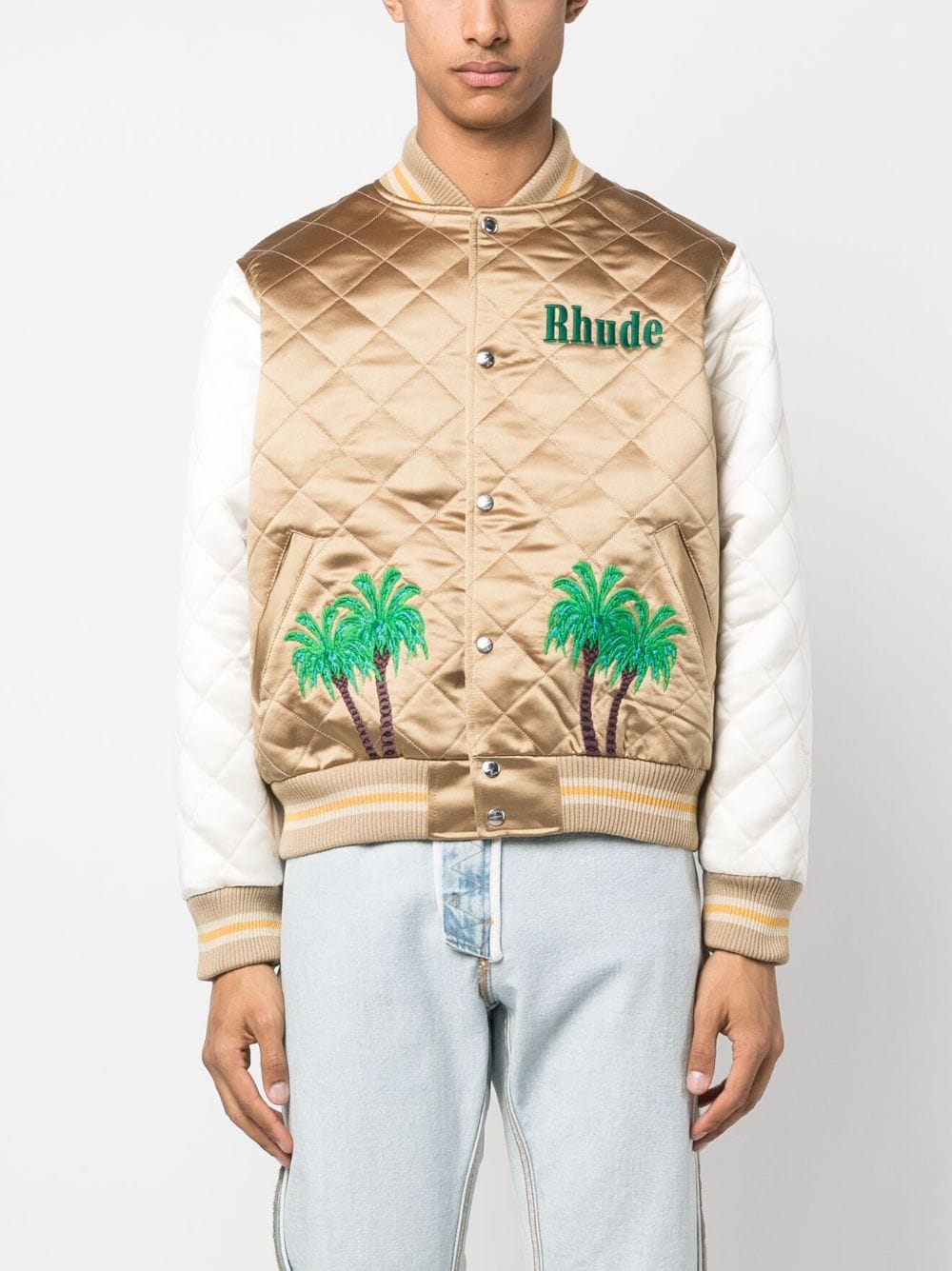RHUDE RHUDE Satin Bomber Jacket