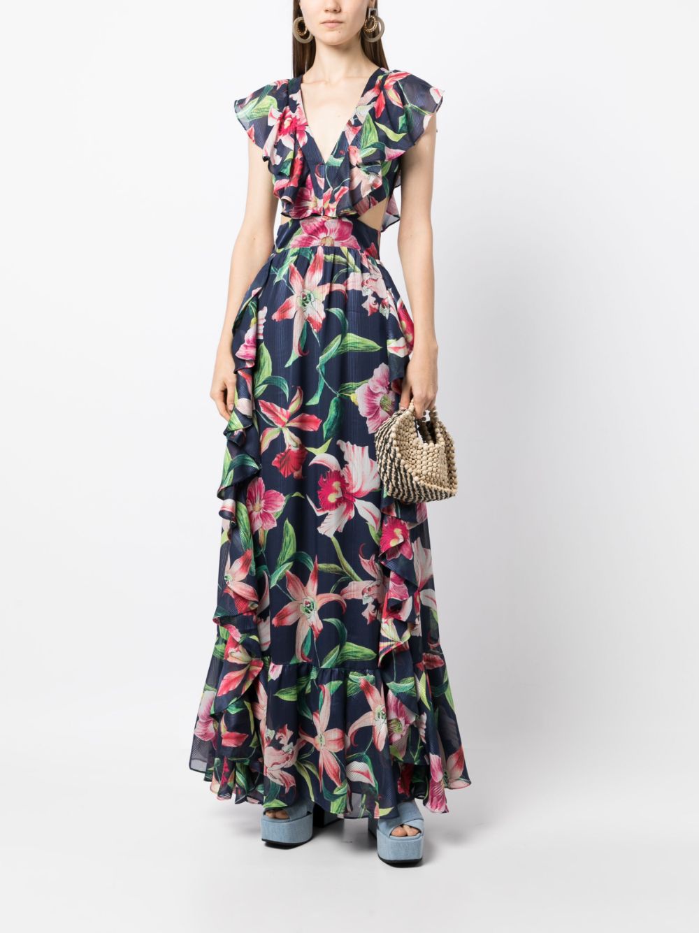 PATBO PatBO Lealia V-Neck Maxi Dress