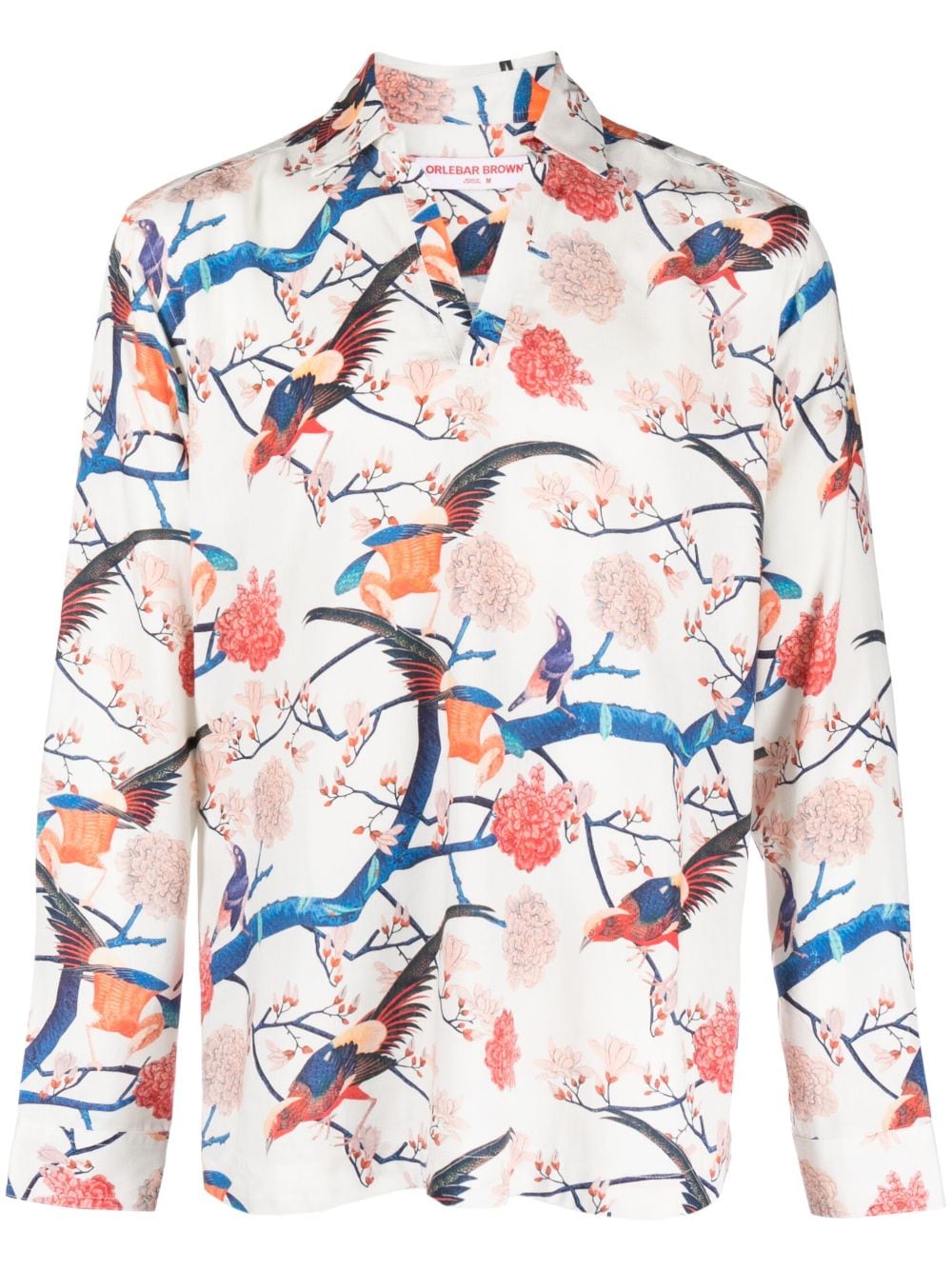 ORLEBAR BROWN Orlebar Brown Ridley Graphic-Print Shirt