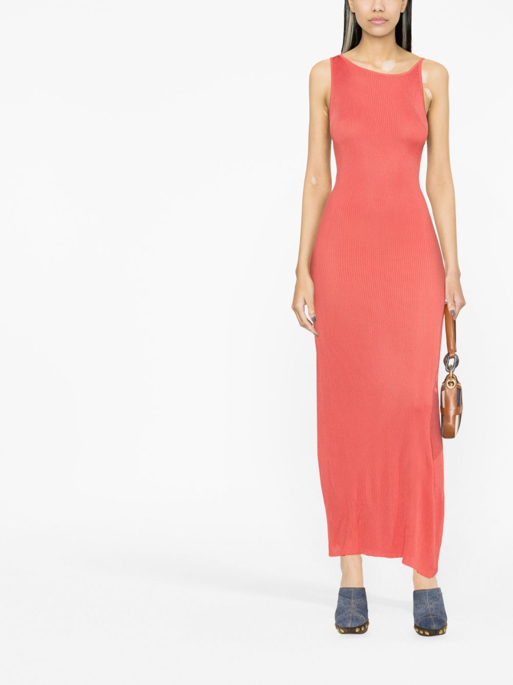 FORTE_FORTE Forte Forte Asymmetric Ribbed-Knit Dress