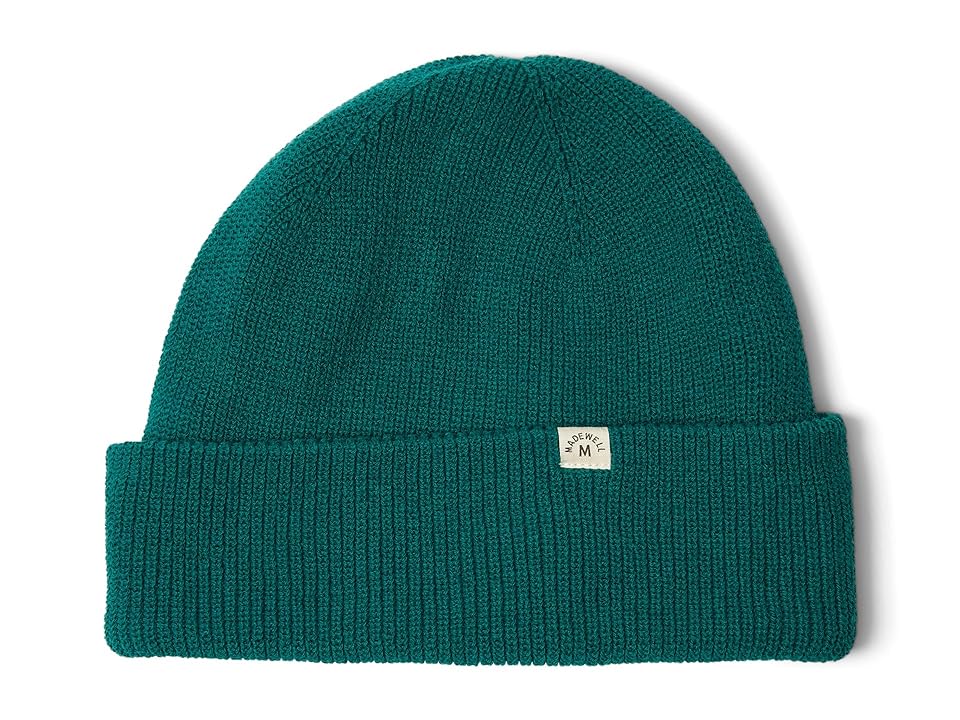 Madewell Sourced Cuffed Beanie In Green - 70% Off | Editorialist