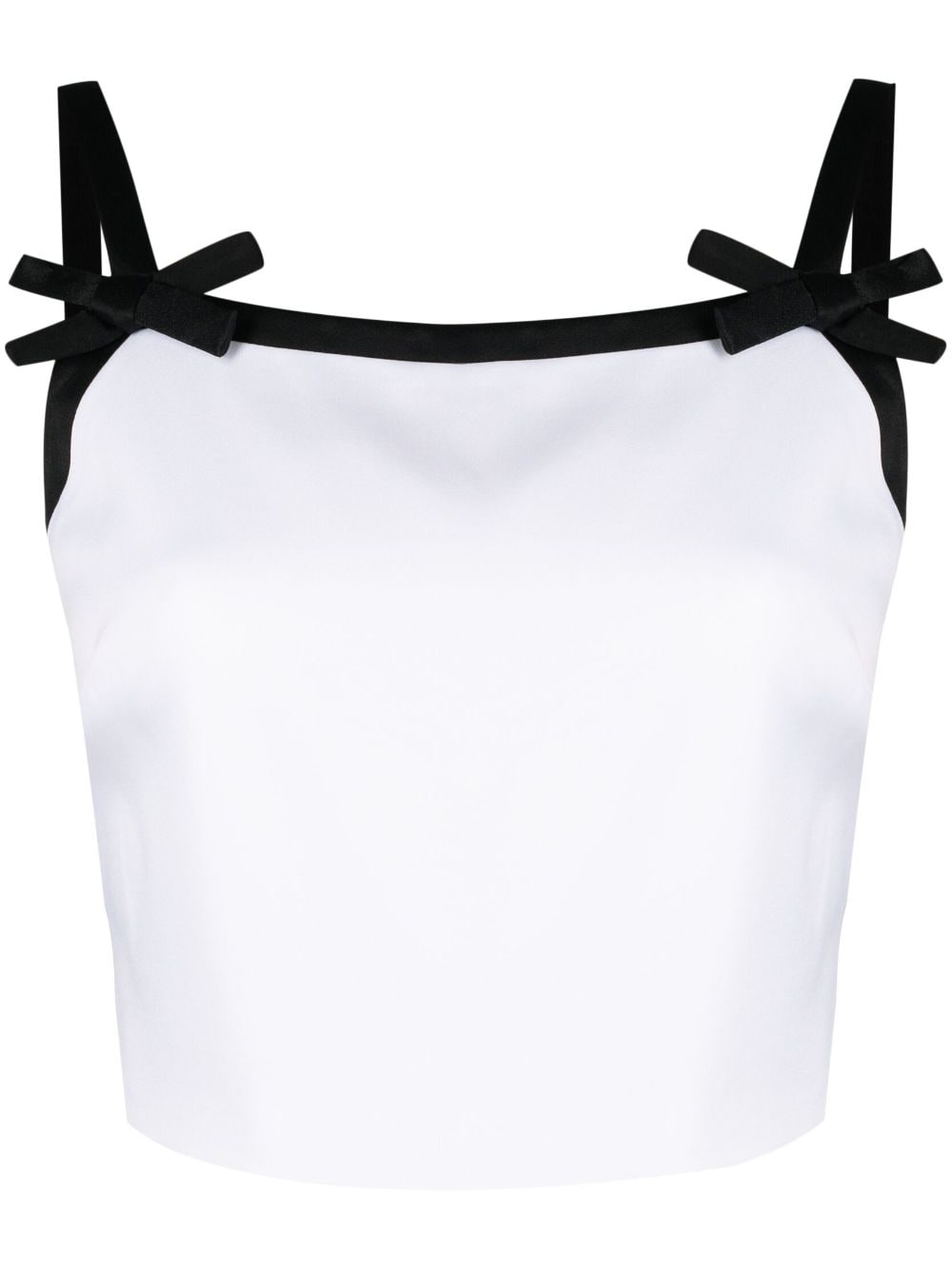 MSGM MSGM Bow-Detail Crop Top