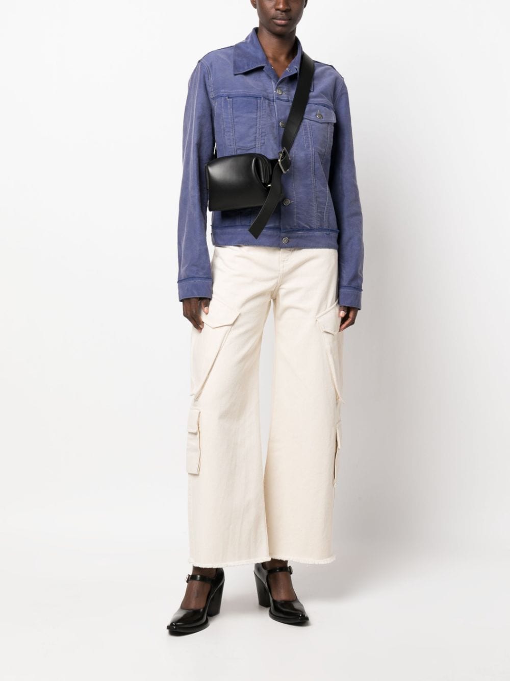 Osoi Brot Leather Shoulder Bag - Black | Editorialist