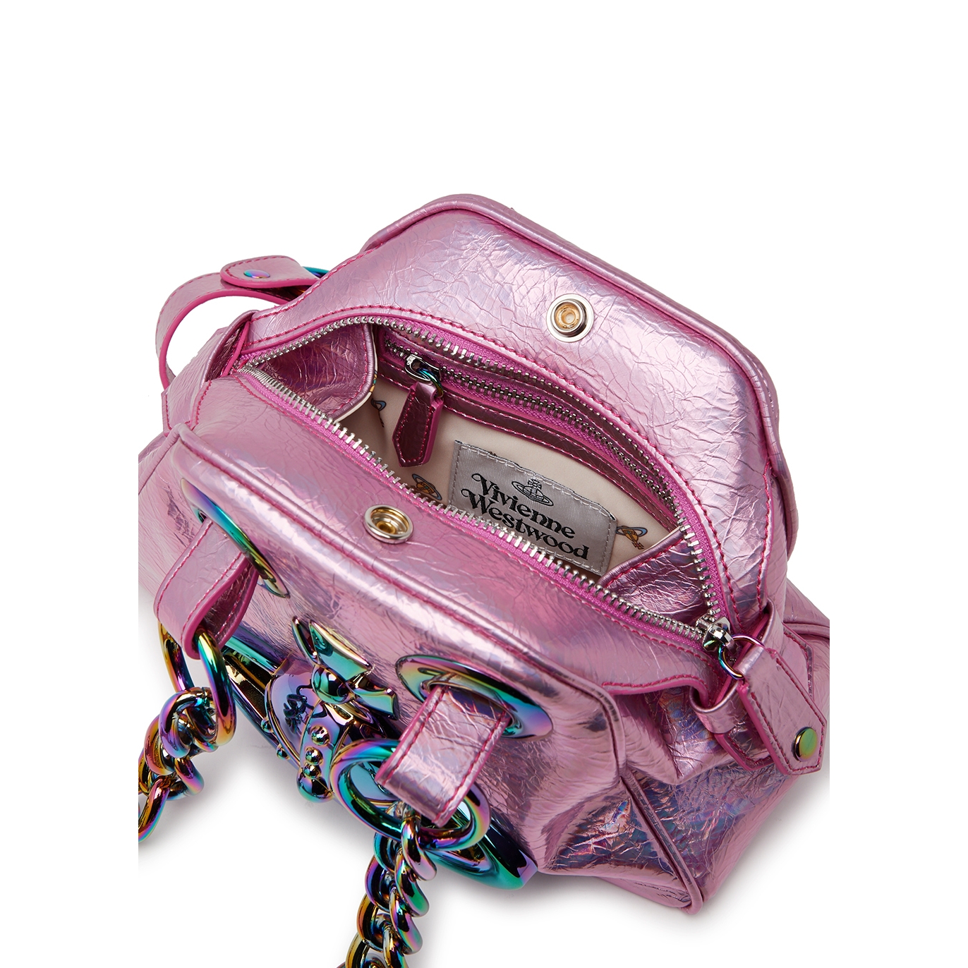 Vivienne Westwood Archive Iridescent Vegan Leather Shoulder Bag