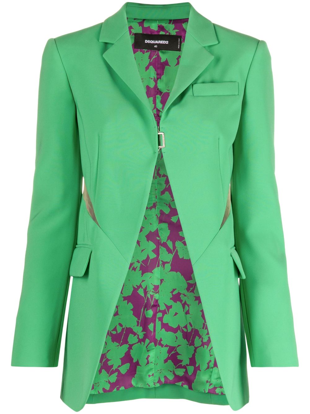 ELIE SAAB Lace-Up Blazer