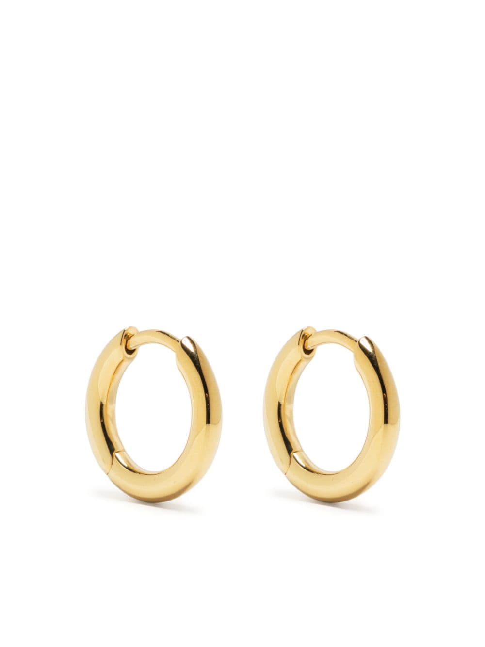 Tom Wood Classic Small Hoop Earrings - Gold | Editorialist