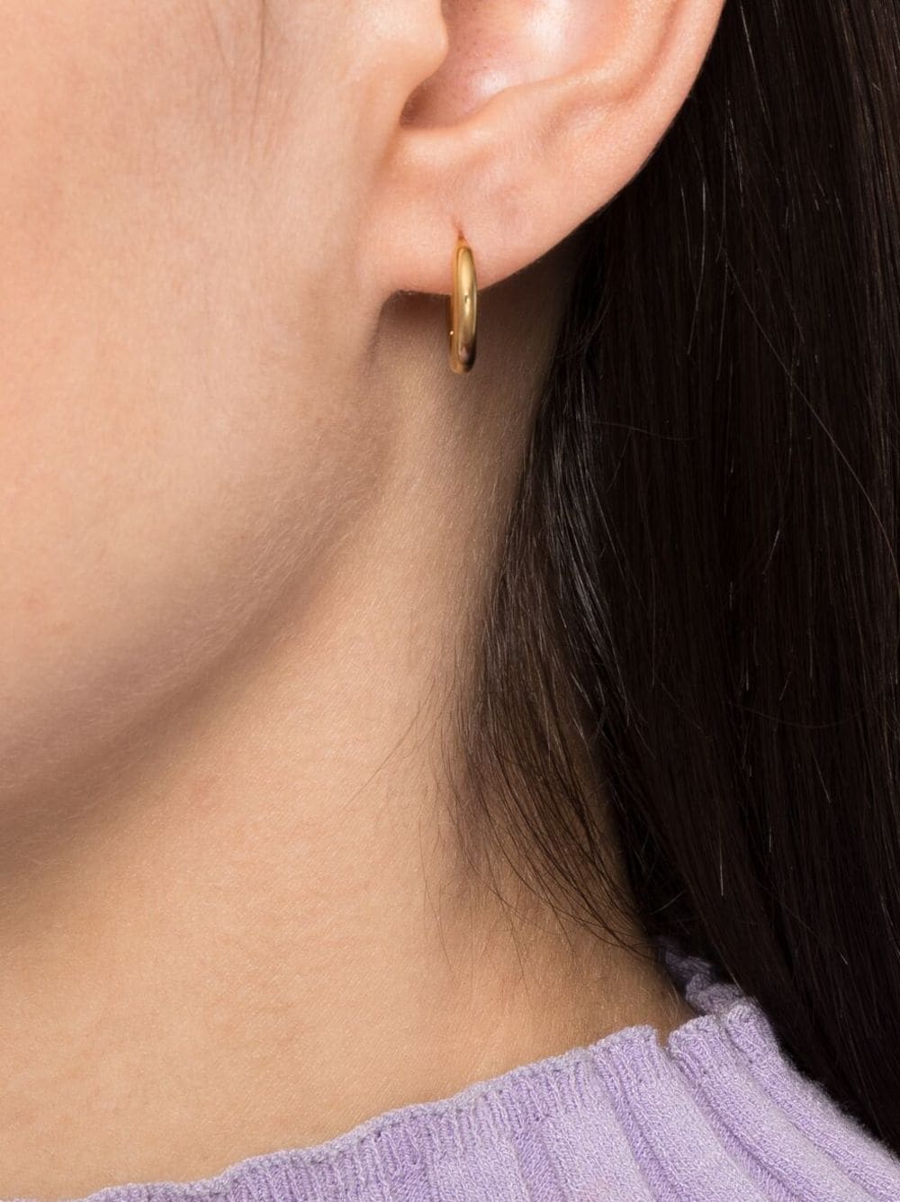 Tom Wood Classic Small Hoop Earrings - Gold | Editorialist
