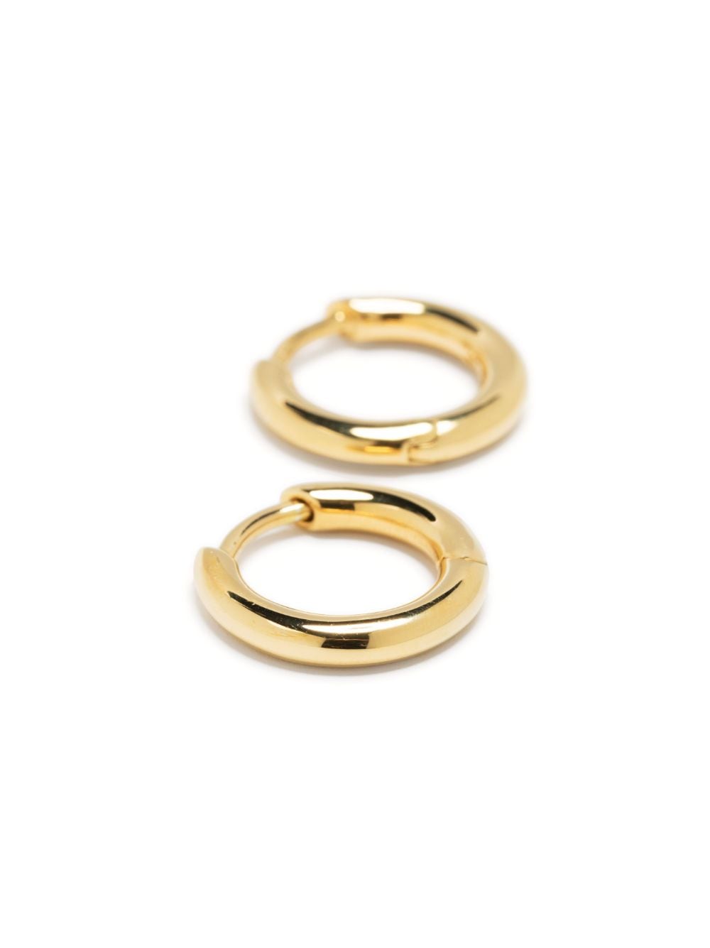 Tom Wood Classic Small Hoop Earrings - Gold | Editorialist