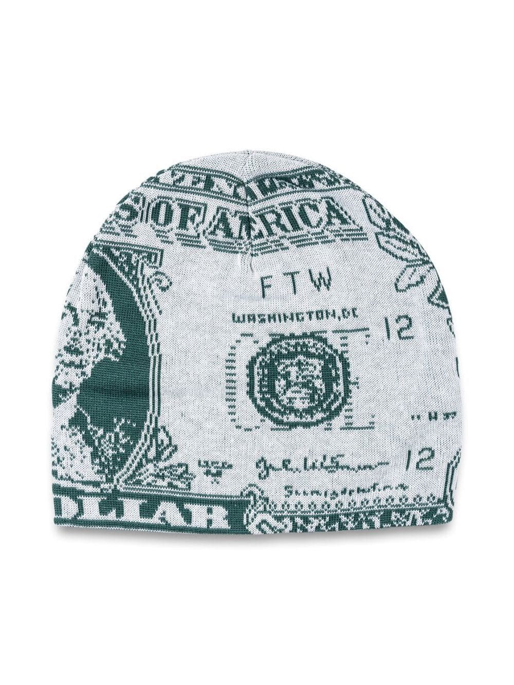 Supreme Dollar-Print Beanie - White | Editorialist